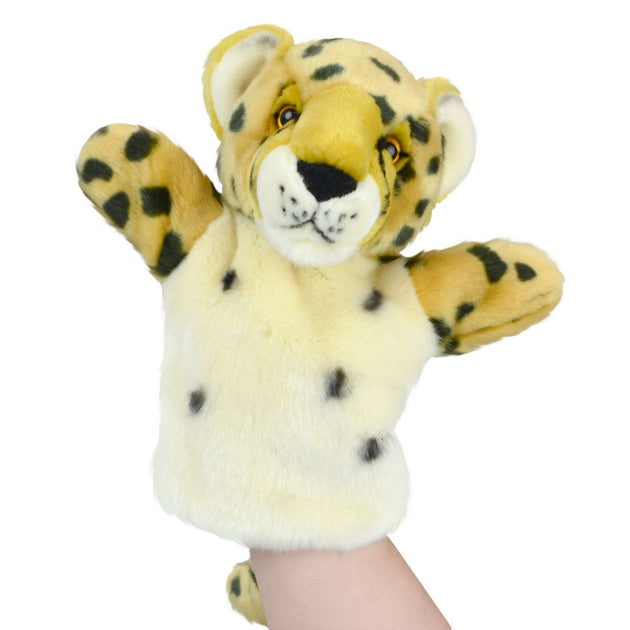 Lil Friends Eco Cheetah Puppet 26cm – realtoys