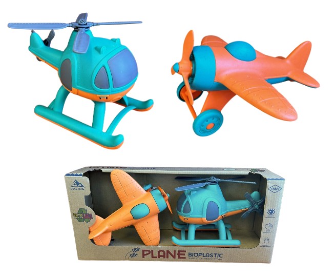BIO Plane & Helicopter Set – realtoys