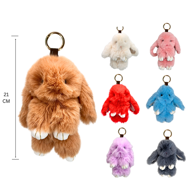 Fluffy Bunny Keyrings – realtoys