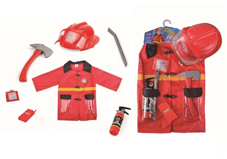 Fire Fighting Costume with Hardhat – realtoys