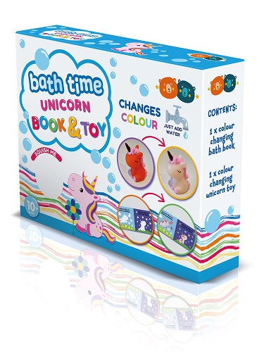 Bath Time Unicorn Colour Changing Book & Toy – realtoys