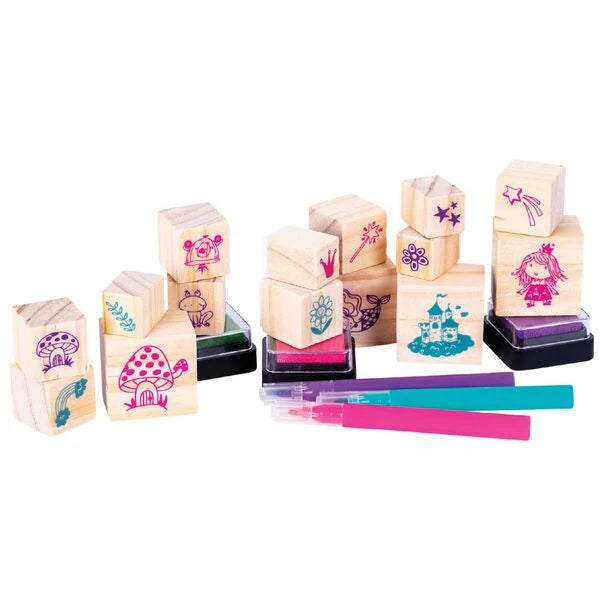Wooden Stamp Set - Once Upon A Time – realtoys