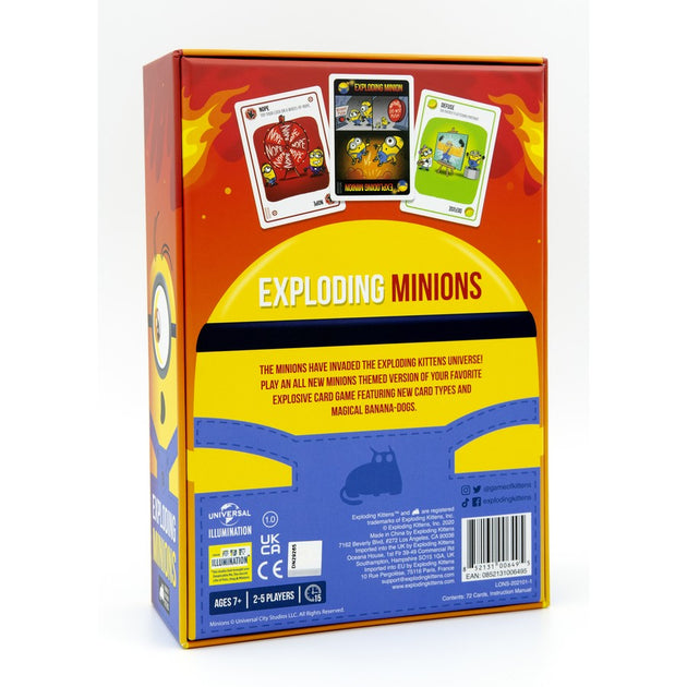 Exploding Minions Card Game – realtoys
