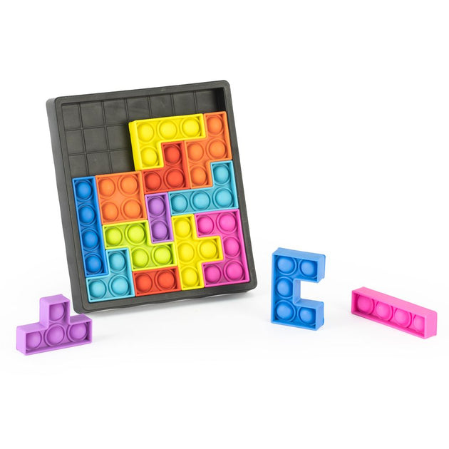 Fidget Pop Block Tray Puzzle – realtoys