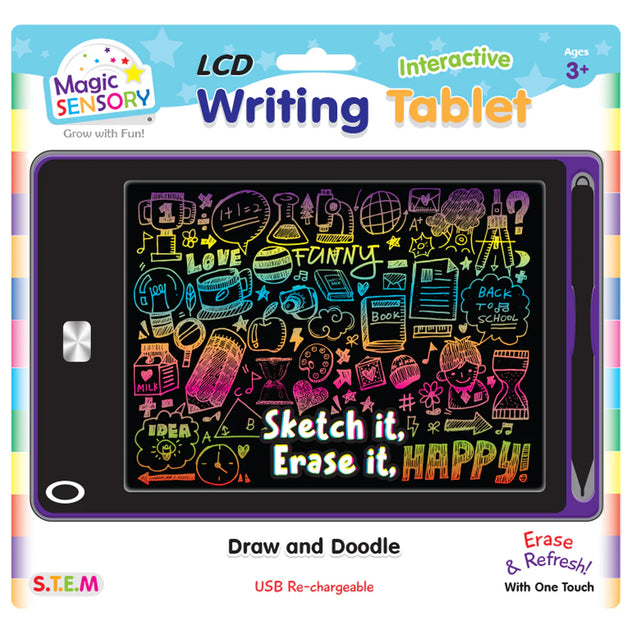 LCD Writing Tablet - USB rechargeable – realtoys