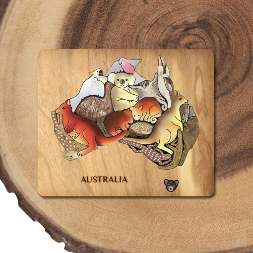 Animal Magic Wooden Puzzle - Australian Animals – realtoys